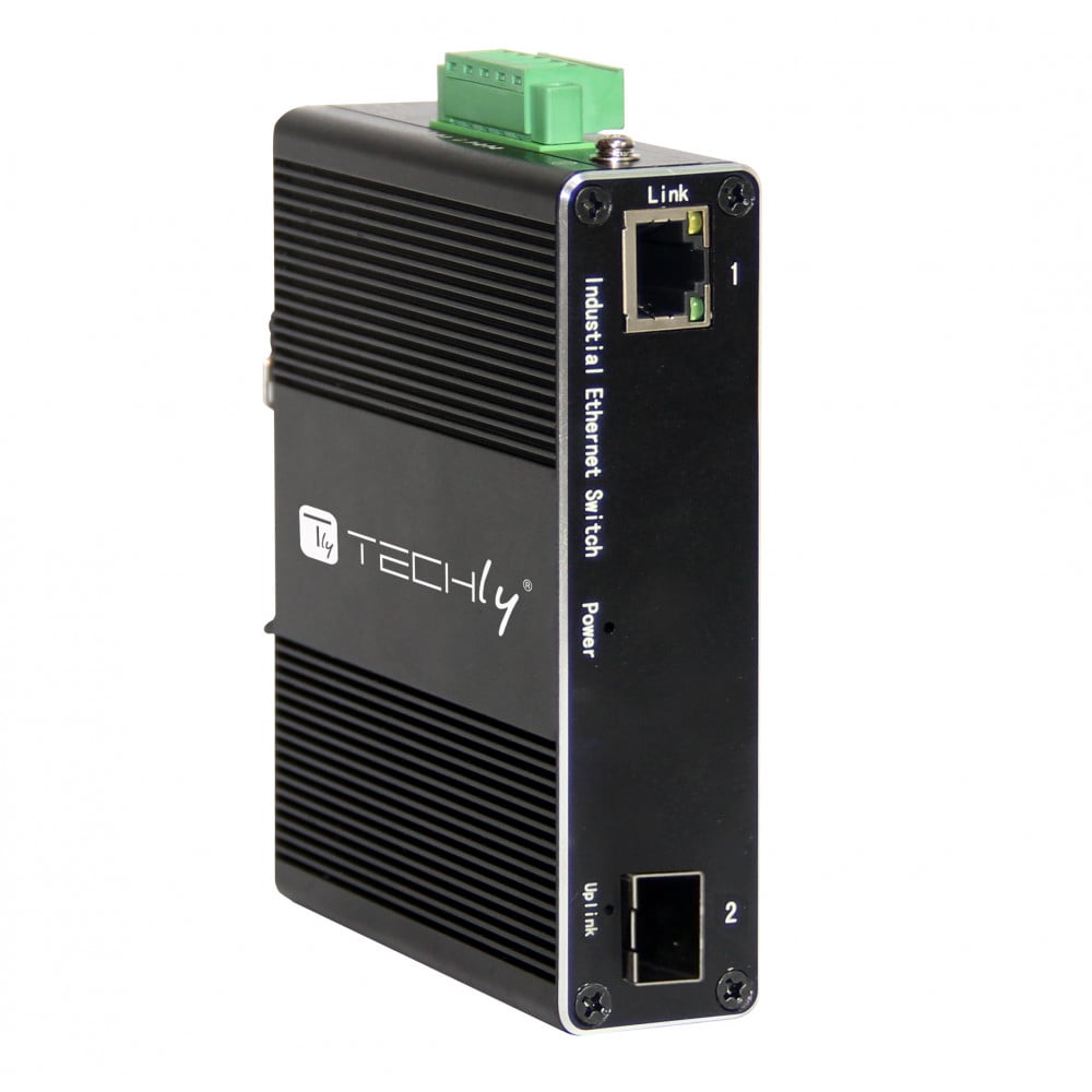 Convertitore Ethernet Industriale Gigabit 1 porta RJ45 a 1 porta SFP ...