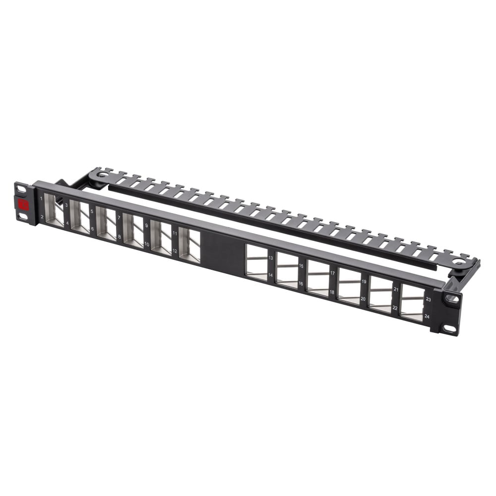 Pannello Patch di Distribuzione FTP 1U 24 Posti RJ45 Uscita Inclinata ...